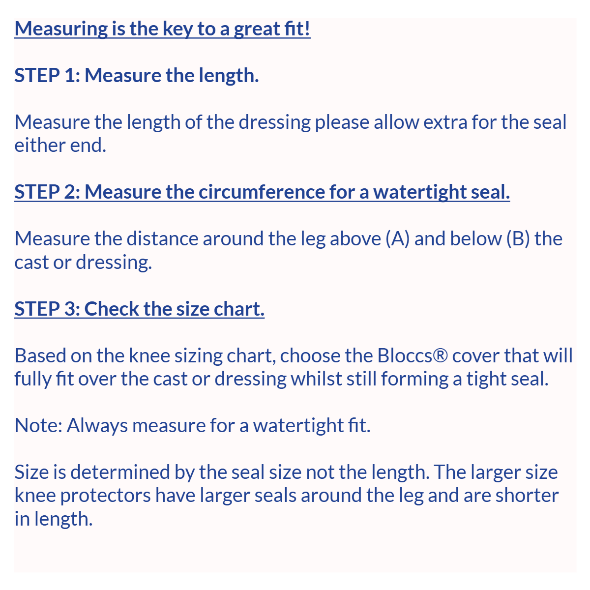 Buy Your Bloccs Knee Dressing Waterproof Cover Online – Cast Covers New ...